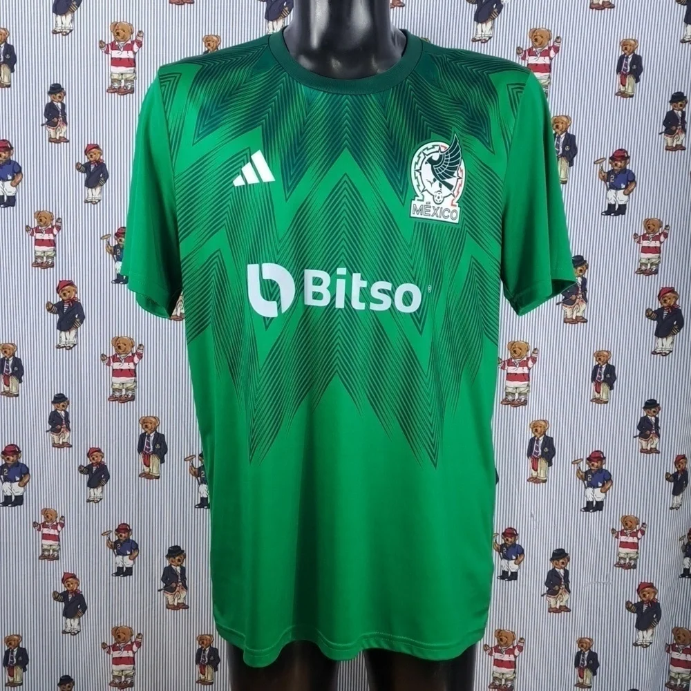 Adidas Shirts Adidas Mexico National Team Home Green White Xl Slim